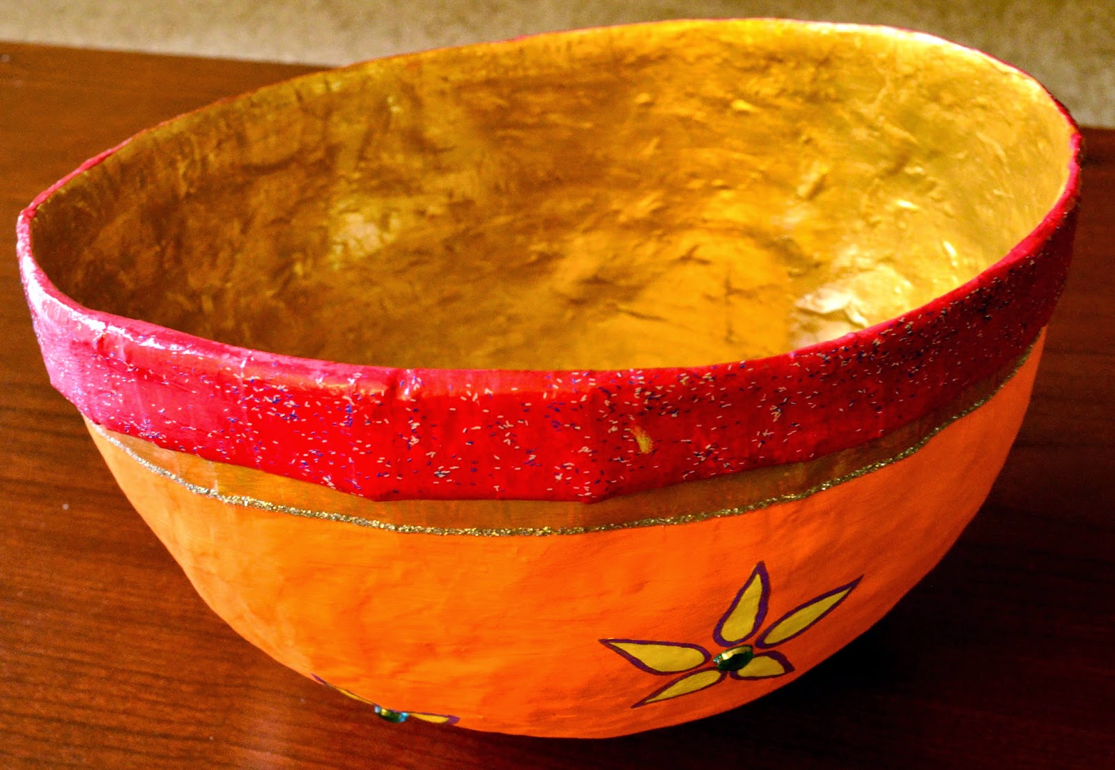 ANKINISH Creations Paper Mache Bowl ankinish-creations-paper-mache-bowl