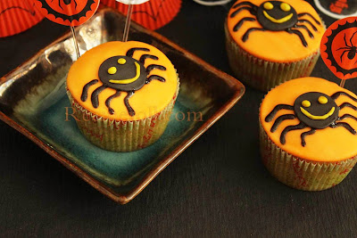 Halloween Spider Cupcakes | Halloween Cupcakes