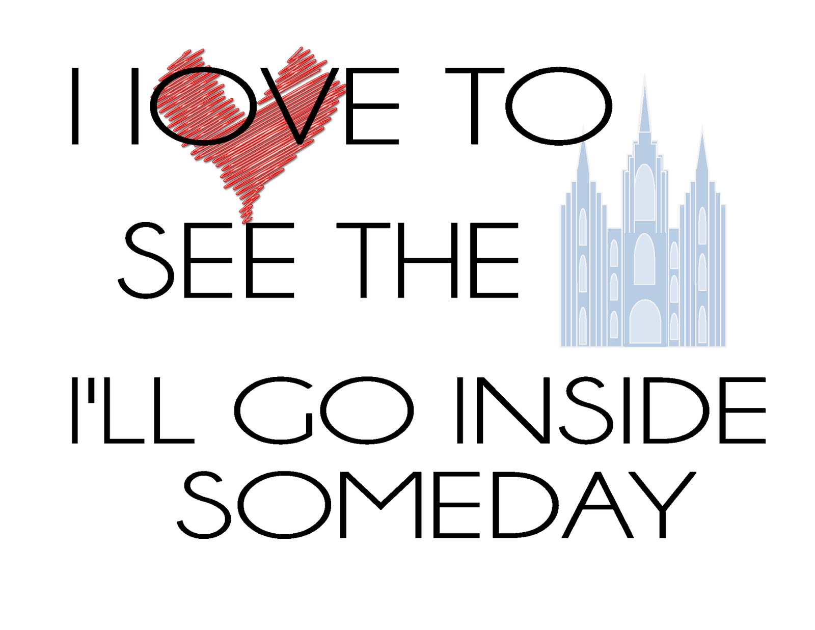 One Willis Family: I love to see the temple Flip Chart