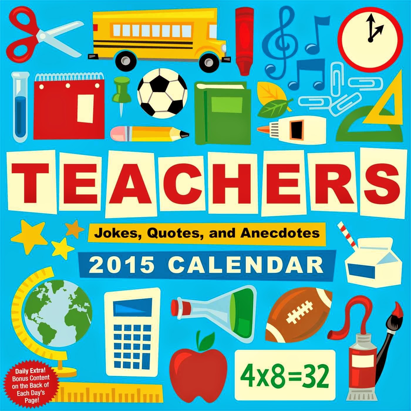 Teachers 2015 Day-to-Day Calendar | Best Calendars for 2016