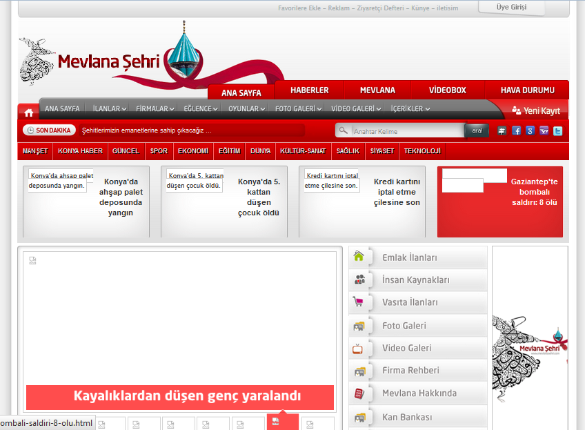 PHP Şehir Portal Scripti - Script Hocasi