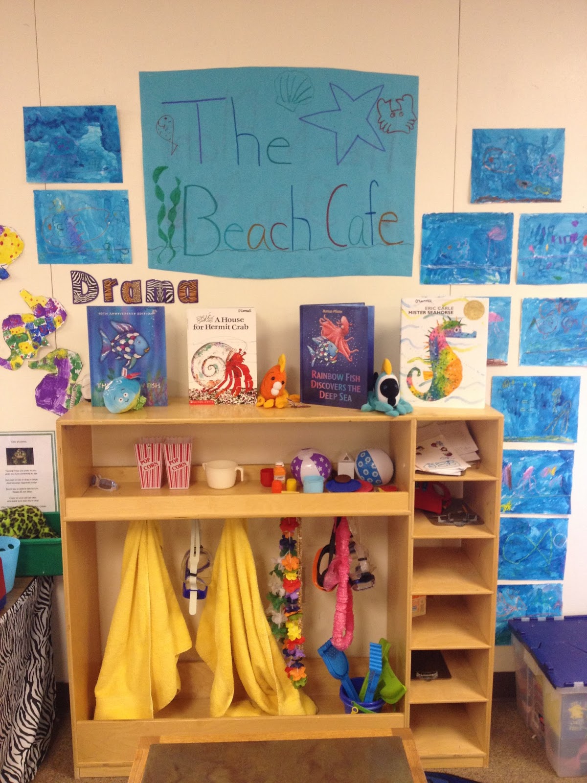 Pre-K Possibilities: Ocean Art! | Dramatic play preschool, Ocean theme ...