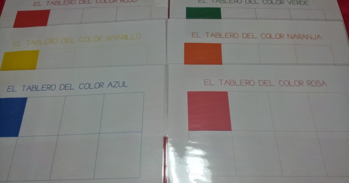 Trabajando en Educación Infantil: El juego de los colores
