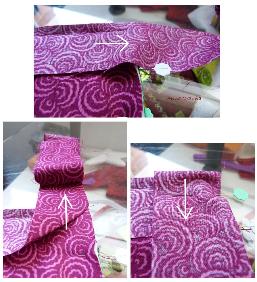 Anna Orduña - Mi Rincón de Patchwork: Tutorial: Bies simple para Quilts rectos