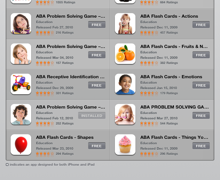 Digital Kindergarten: Free (special) education apps by ABA during April