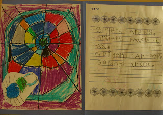First Grade Garden: Aaaaargh! Spiders!