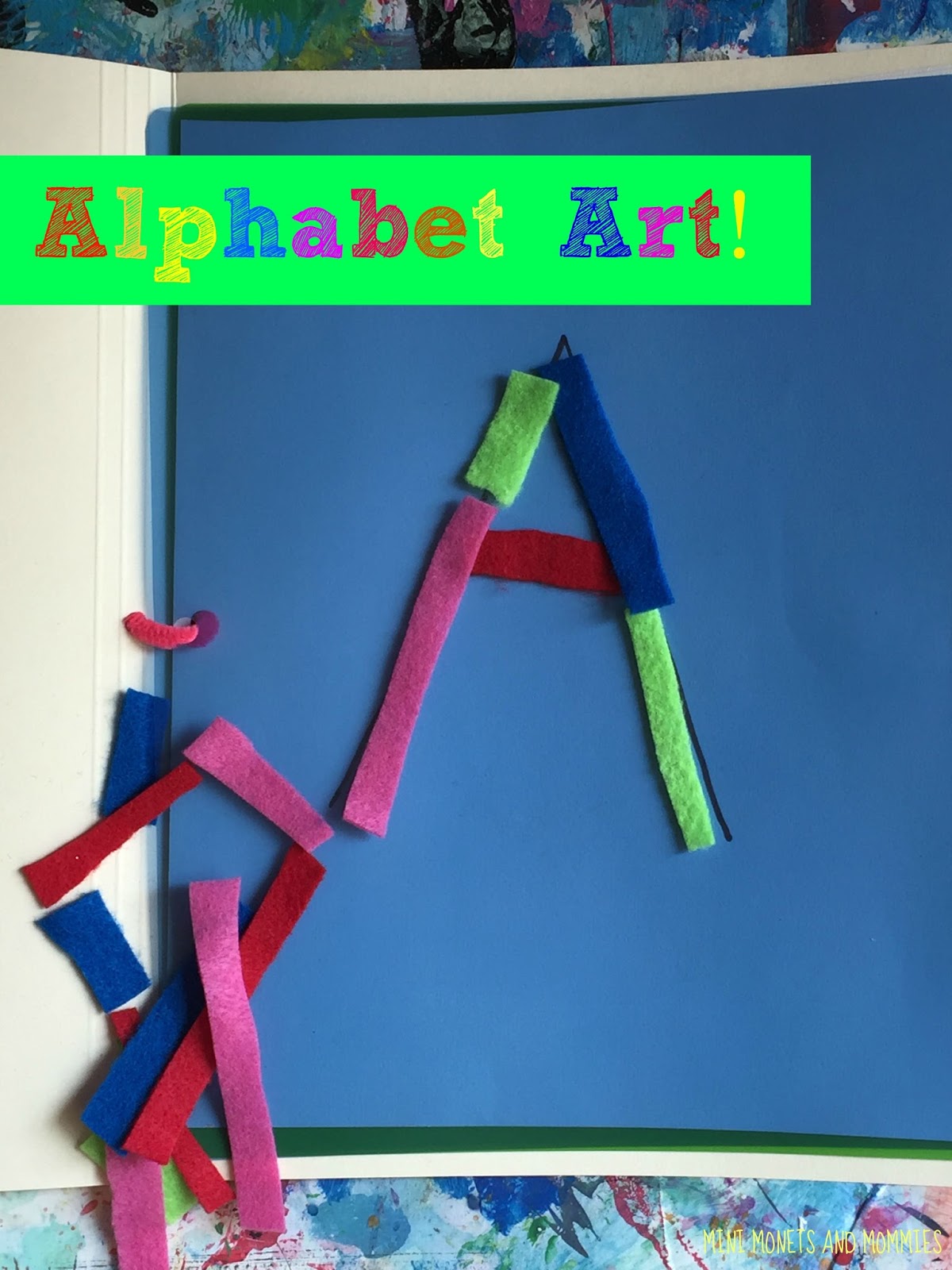 Mini Monets and Mommies: Alphabet Book-Making Kids' Craft