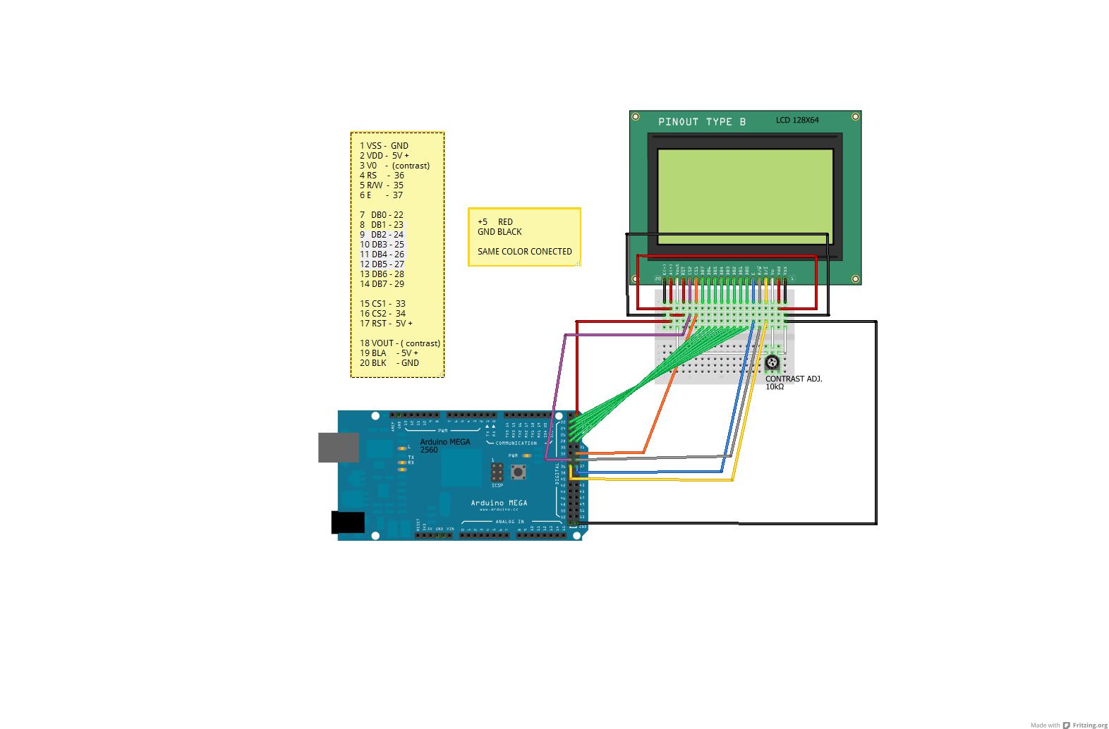 Projet Arduino Médico Robot: Tuto #4 Ecran Graphique GLCD Projet Arduino Médico Robot: Tuto #4 Ecran Graphique GLCD