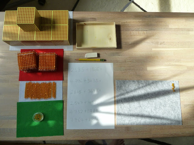 Family FECS: Montessori Activity: Dynamic Addition with Golden Beads ...