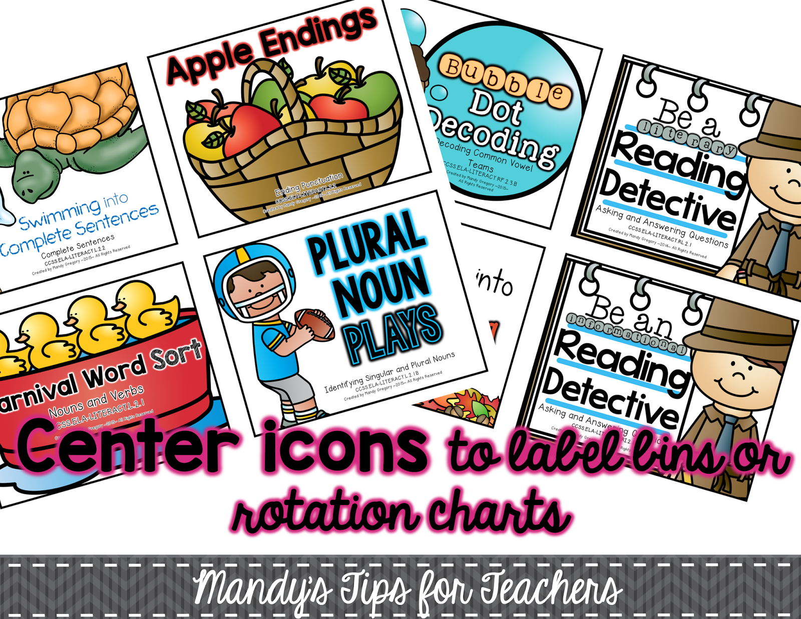 Differentiating ELA Centers the EASY Way - Mandy's Tips for Teachers