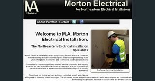 Kevin's Adventures: Working on the portfolio: Morton Electrical