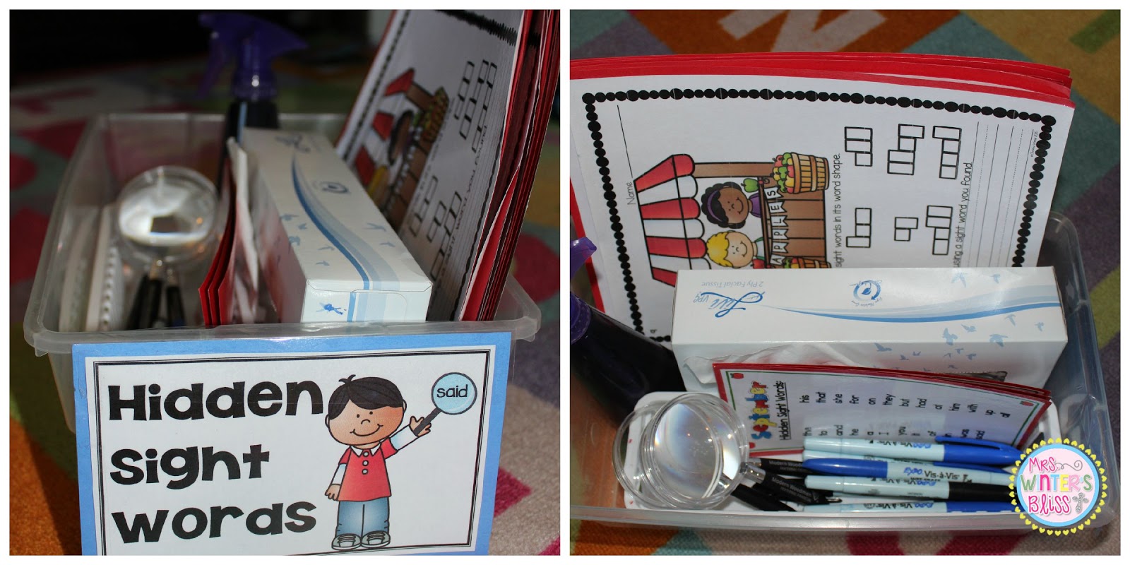 Hidden Sight Words and a Freebie! - Lead in Literacy - Resources For ...