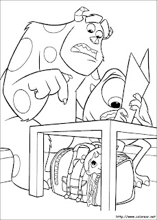 Disney Pixars Monstruos S.A.: Pinta y colorea 22