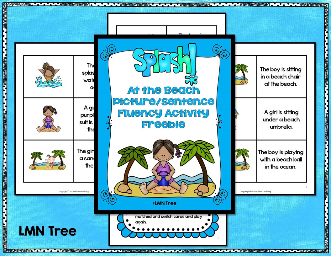 Building Fluency with A Summer Picture/Sentence Activity Packet ...