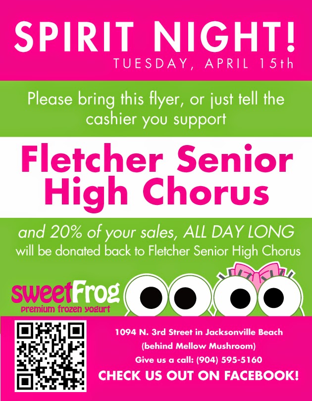 Music Matters: Sweet Frog Fundraiser Music Matters: Sweet Frog Fundraiser