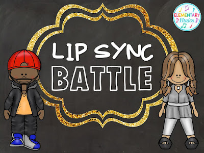 Elementary Etudes: Lip Sync Battle - A Fun Music Activity FREEBIE