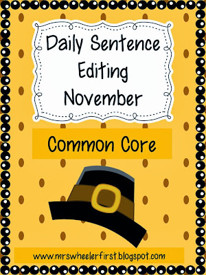 Daily Sentence Editing | Mrs. Wheeler's First Grade Tidbits | Bloglovin’