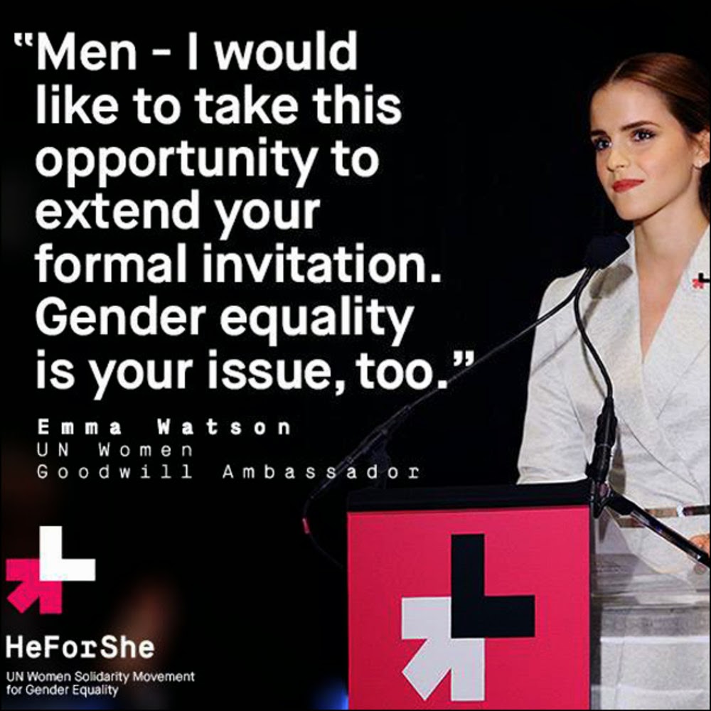 >> Emma Watson at the #HeForShe Campaign 2014