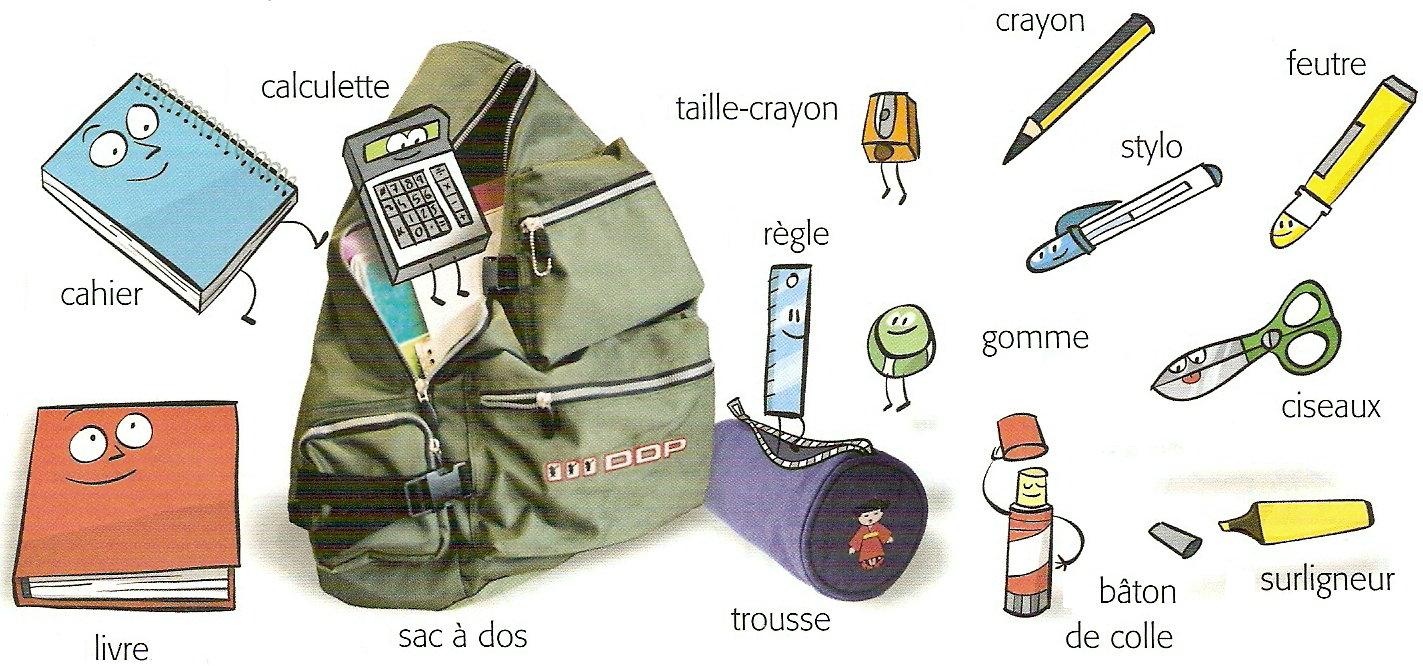 Clase de frances: LES OBJETS DE LA CLASSE