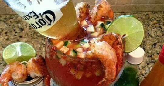 LA CRUDOTA: MICHELADA DE CAMARON, RECETA