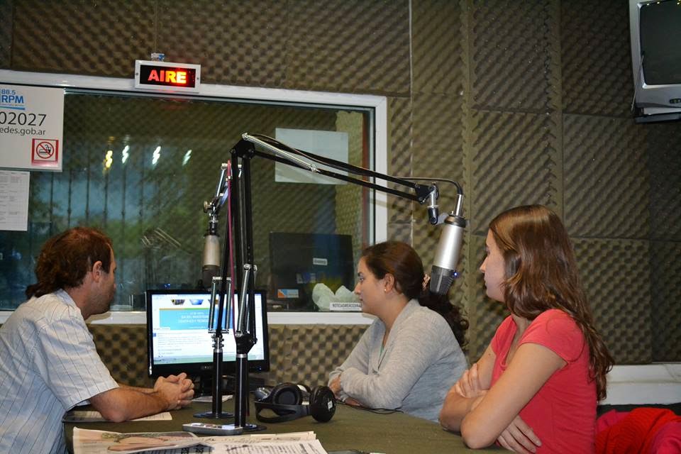 Programa radial " Eco informe" por la radio pública de Mercedes.