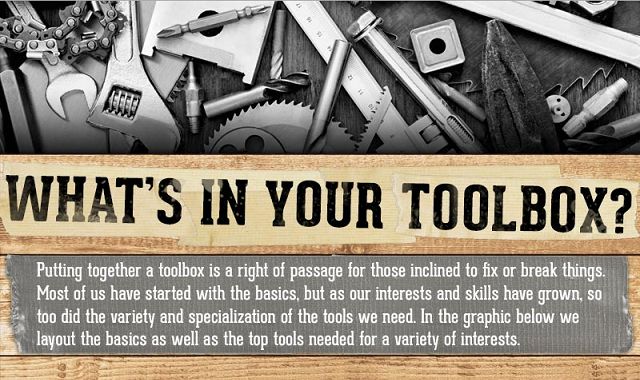 What's In Your Toolbox? #infographic - Visualistan