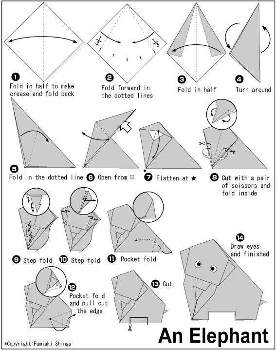 Elephant Easy Origami Instructions For Kids elephant-easy-origami-instructions-for-kids