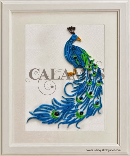 CALAMUS Paper Quilling Peacock 02 calamus-paper-quilling-peacock-02