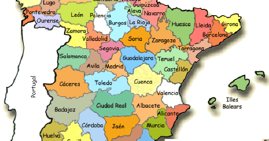 Comprendemos: Las provincias españolas: evolución histórica.