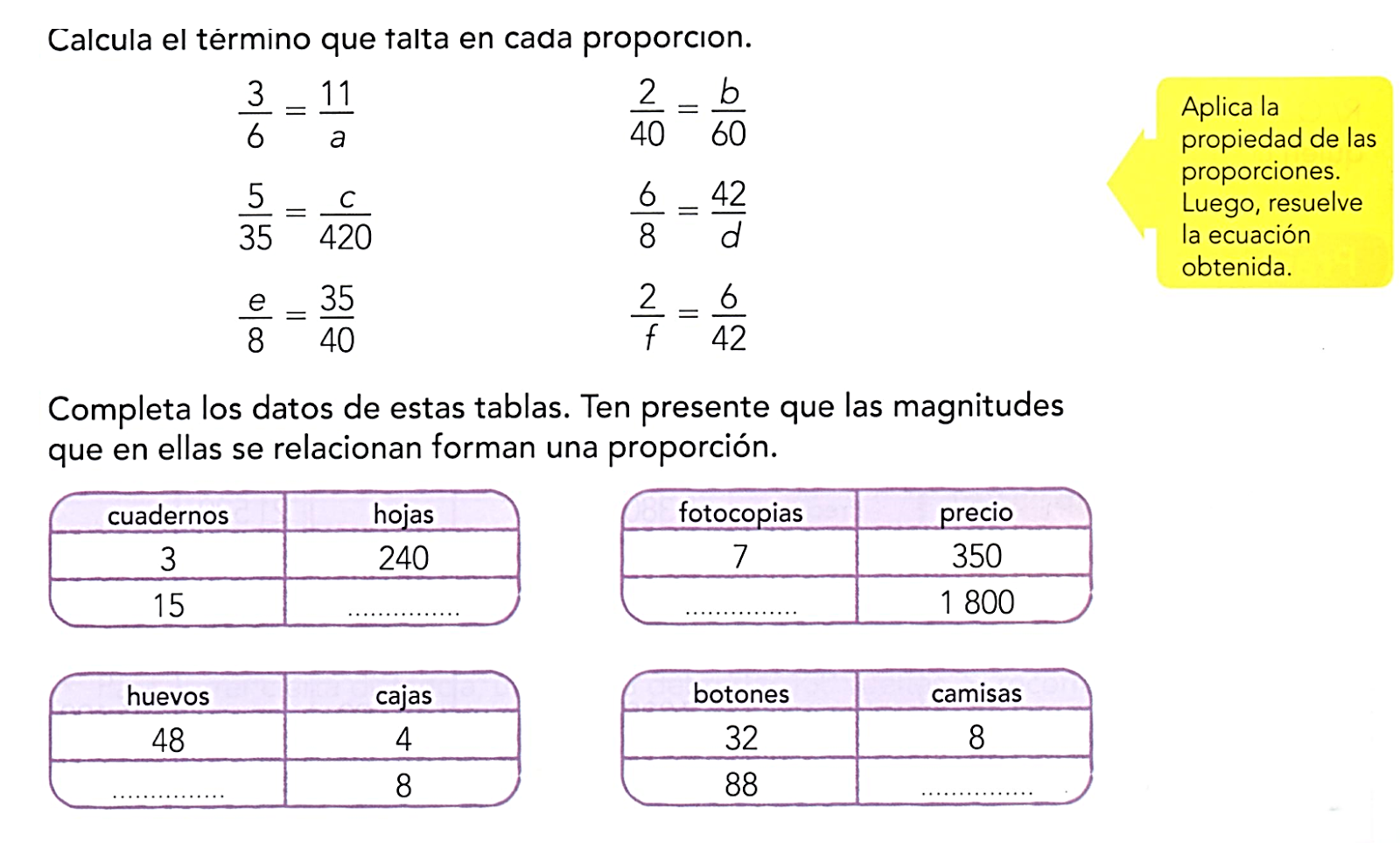 QUINTO GRADO : RAZONES Y PROPORCIONES