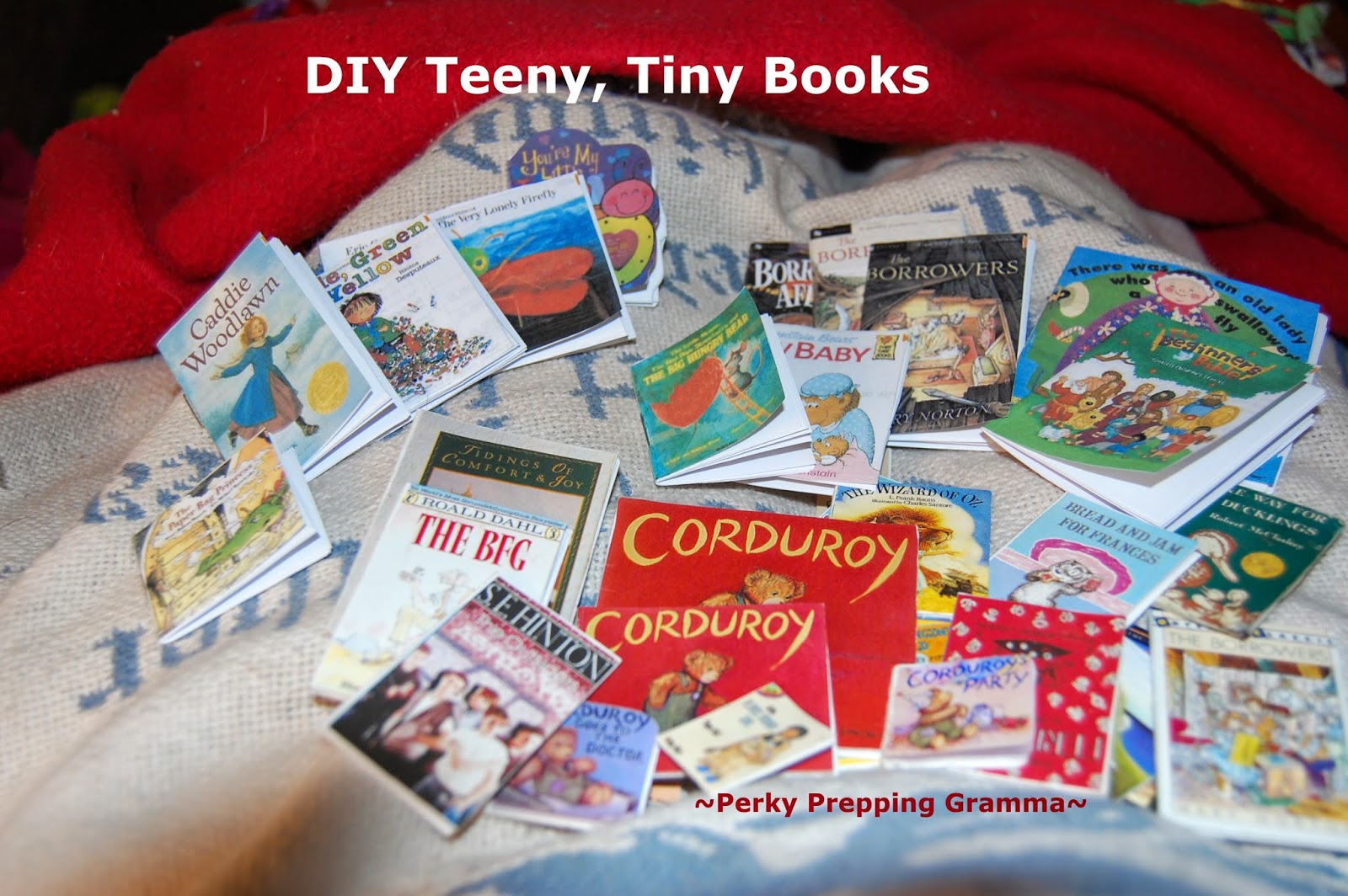 Perky Prepping Gramma: DIY, Teeny Tiny Books