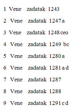 M A T E M A T I K A P N: PRVI RAZRED - DOMAĆI ZADATAK 107