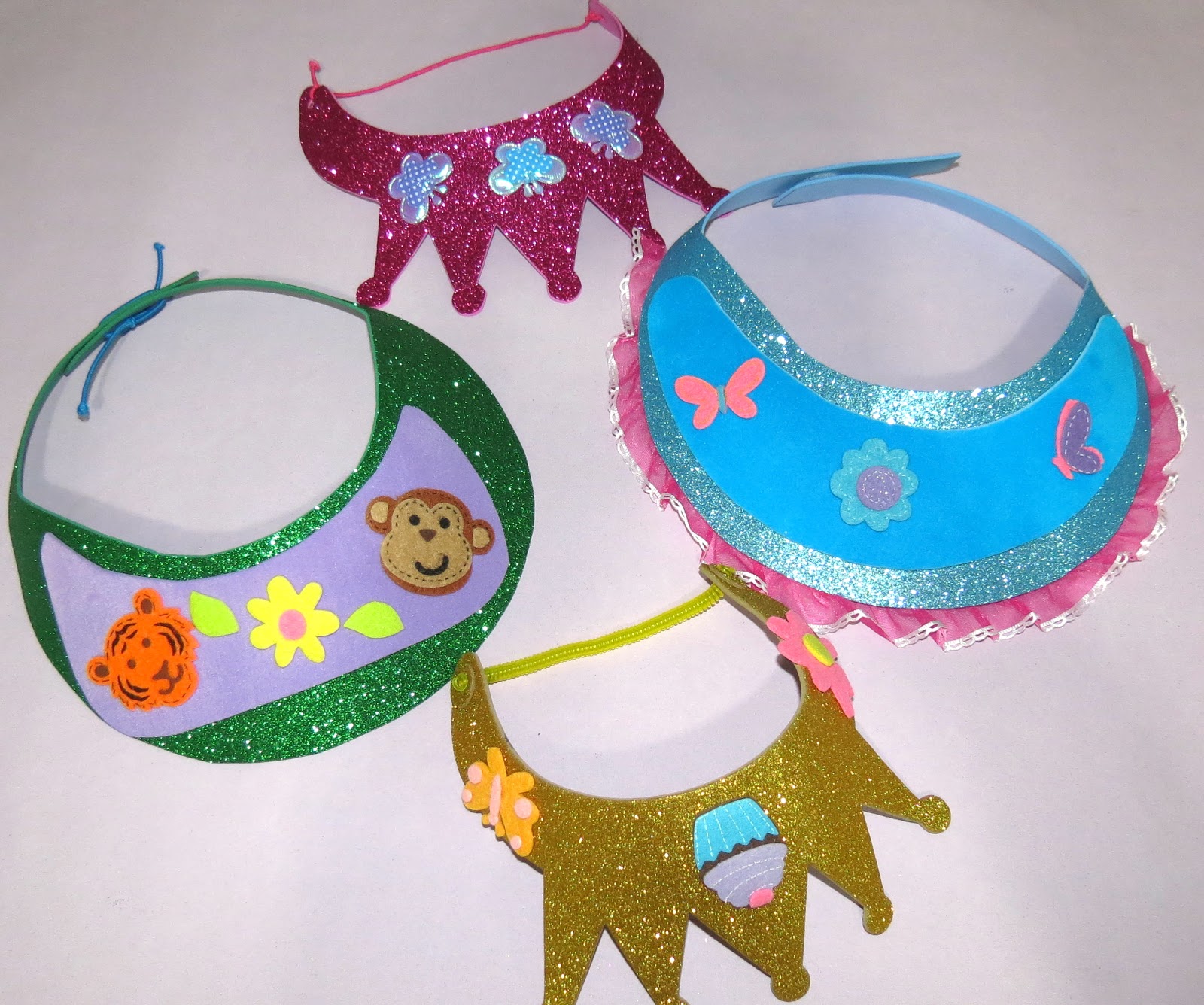 Viseras en foami - Imagui