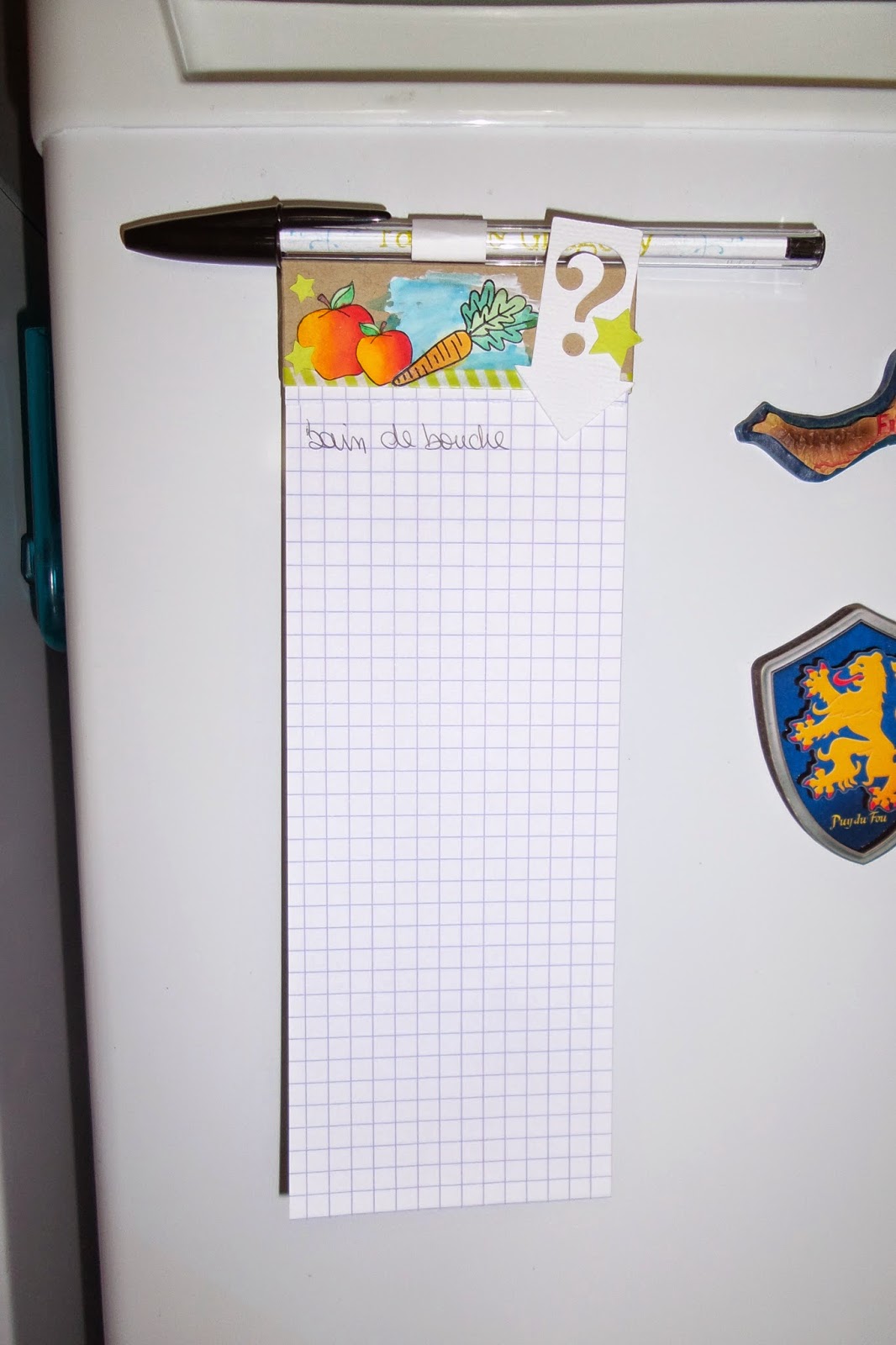 Des Idées Plein Les Poches...: Un calepin pour la liste des courses... Des Idées Plein Les Poches...: Un calepin pour la liste des courses...