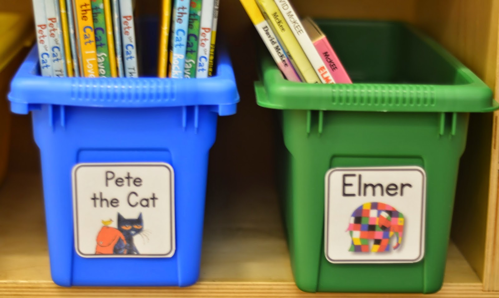 A Place Called Kindergarten: new book bin labels