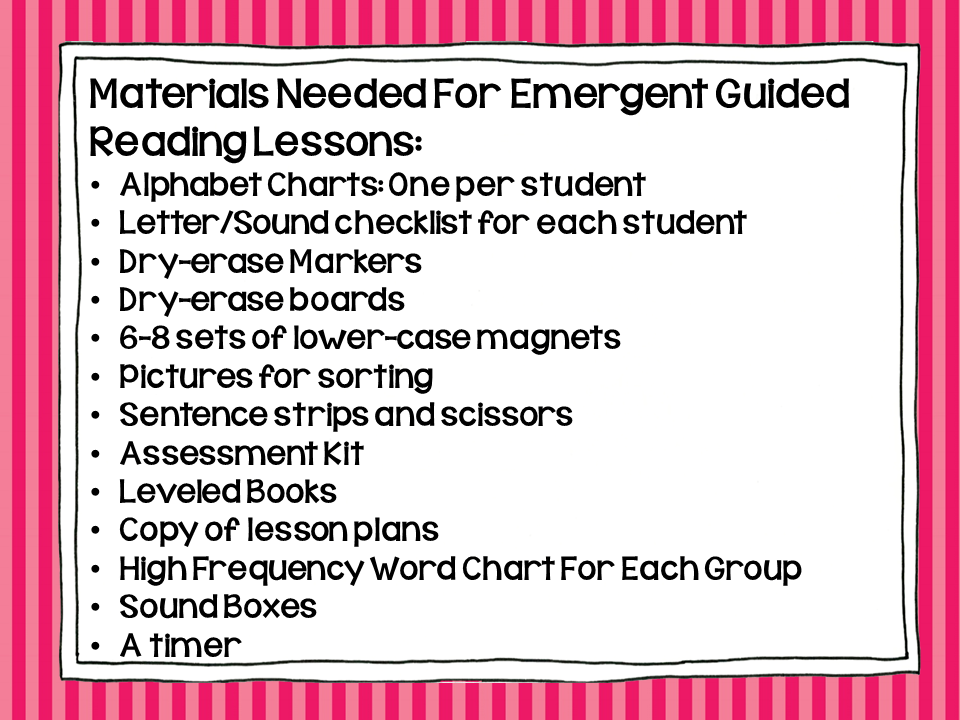 Chapter Three of the Next Step: Non-readers and Emergent Guided Reading ...
