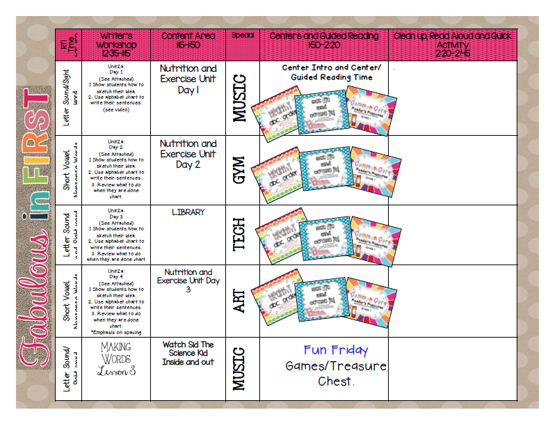 Health Week! - Fabulous In First