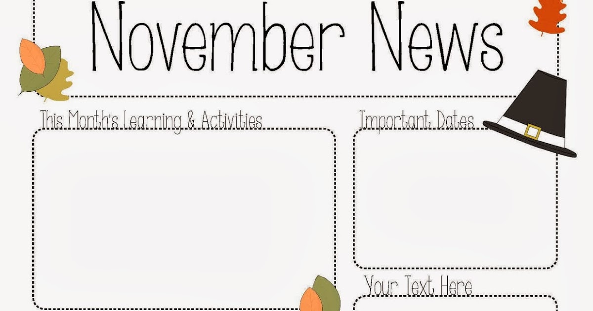 November Newsletter For Preschool Pre K Kindergarten And ALL Grades november-newsletter-for-preschool-pre-k-kindergarten-and-all-grades