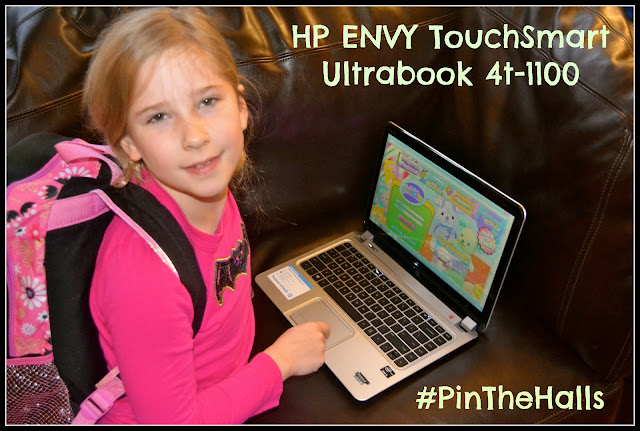 HP ENVY TouchSmart Ultrabook 4t-1100 {Vlog} ~ #PinTheHalls - Mama Luvs Books