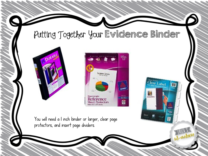 Putting Together Your Evidence Binder