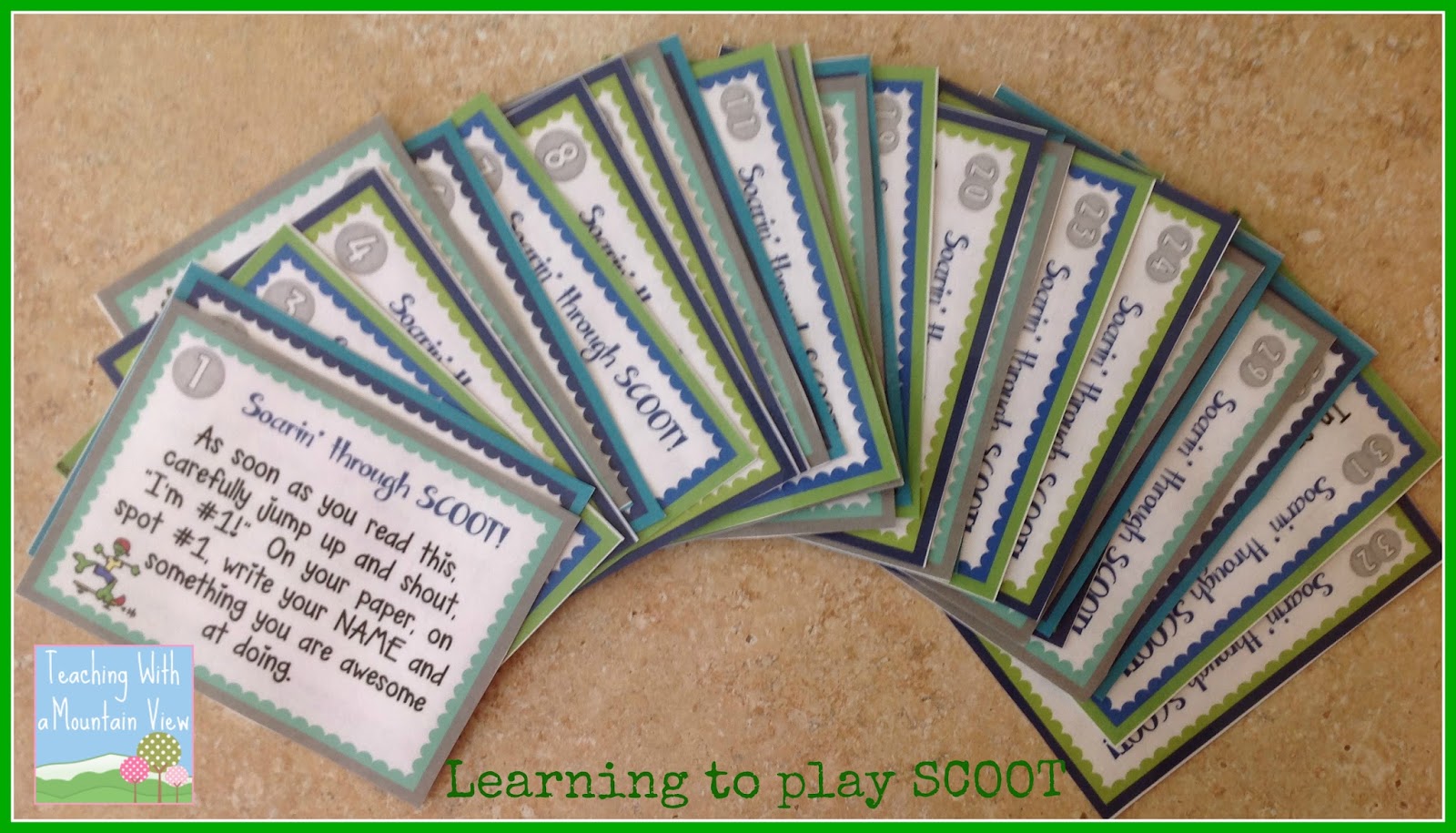 Task Card Corner: Getting Started With Task Cards: Play SCOOT!