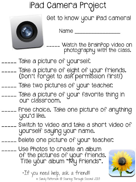 Getting Your Students Started with iPads FREEBIE - Hello Sandy Patterson