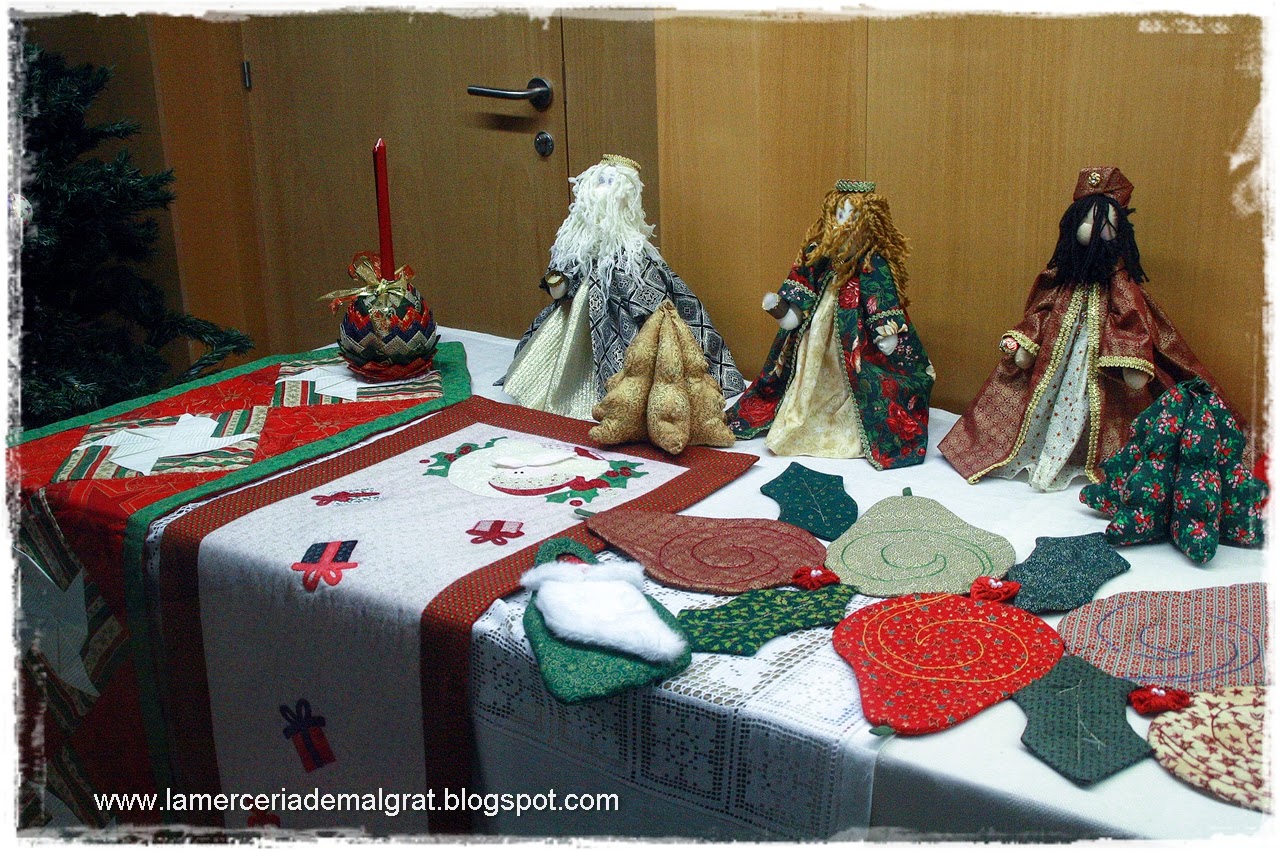 LA MERCERIA de MALGRAT: 1ª Muestra de patchwork de Navidad