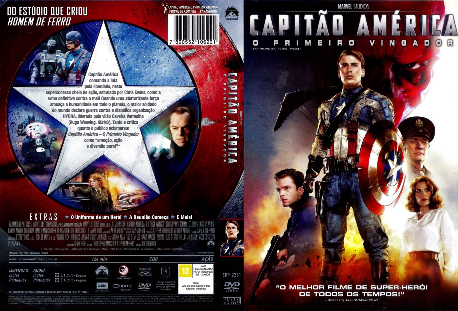 CAPITÃO AMERICA (OFICIAL) ~ CAPAS DE FILMES EM DVD