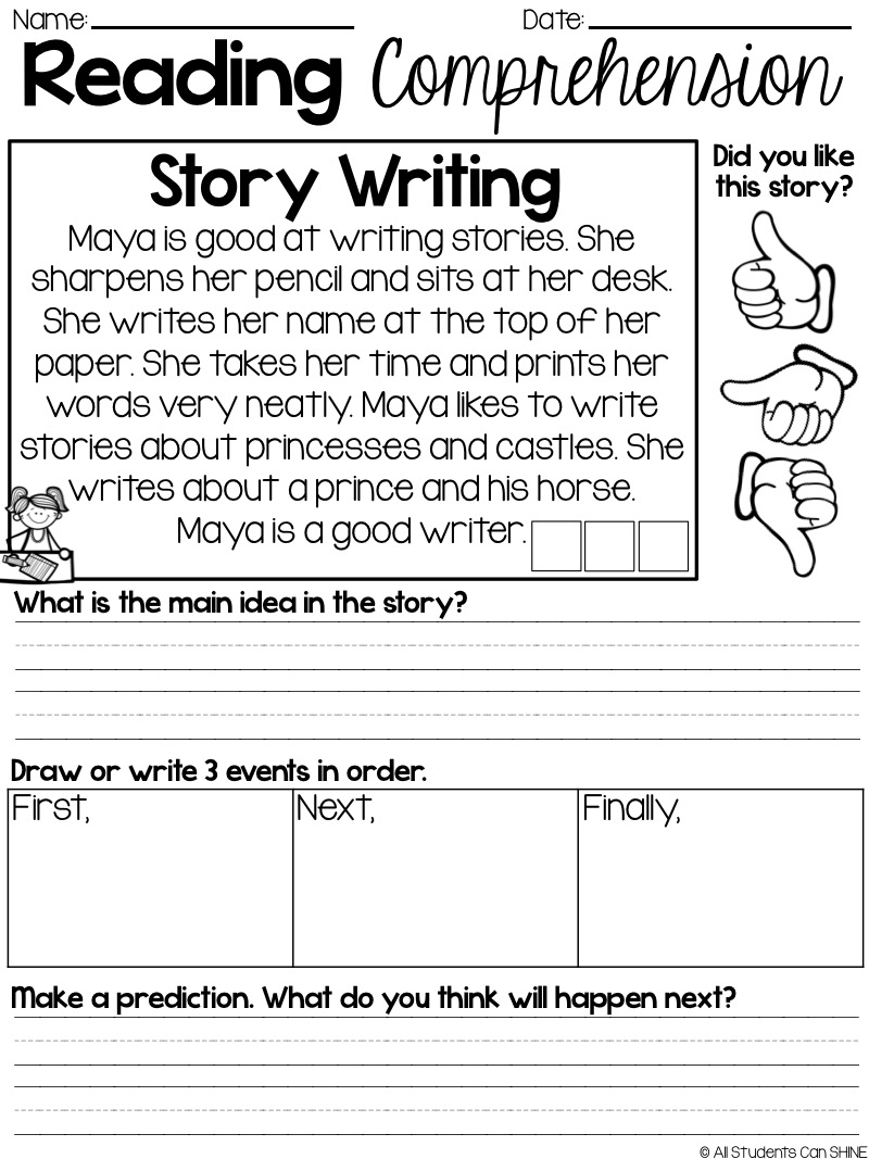 Reading Resources {FREEBIE} - All Students Can Shine