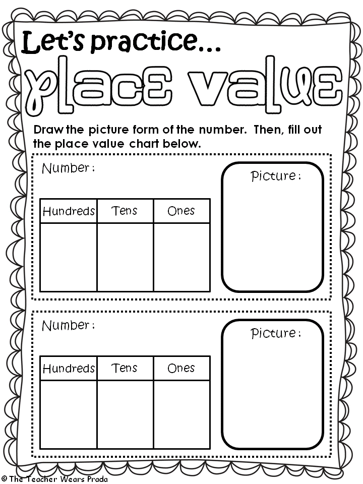 Place Value Student Booklet - Teaching with Nesli