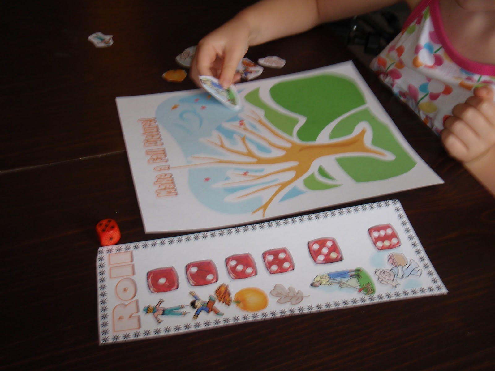 Fall Dice Game - Classroom Freebies