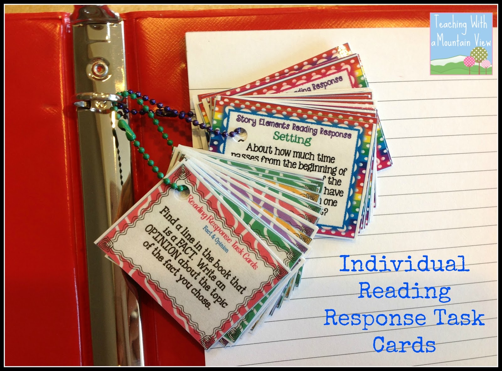 Task Card Corner: Using Task Cards for Reading Response