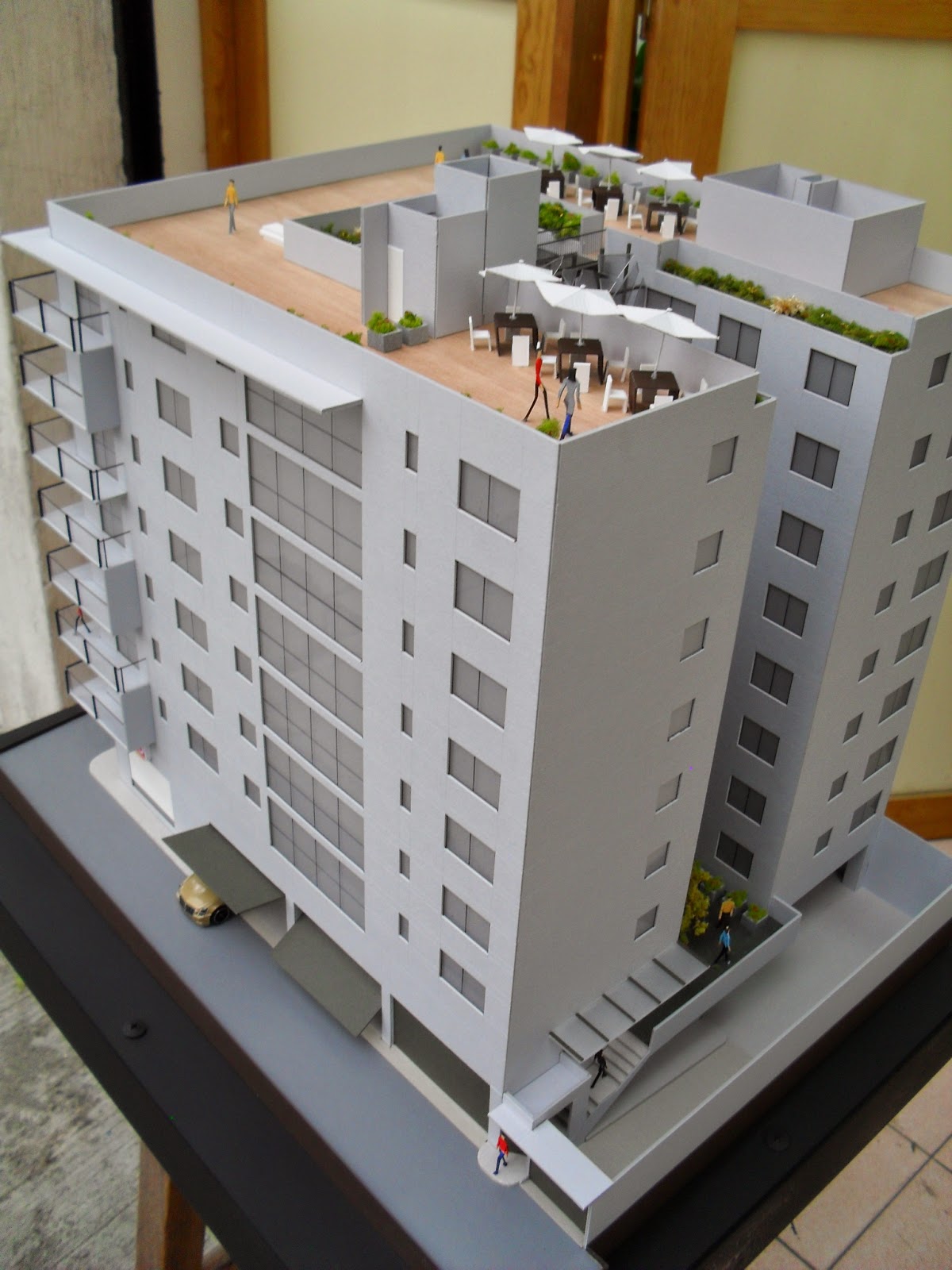 Maqueta de Edificio de Departamentos