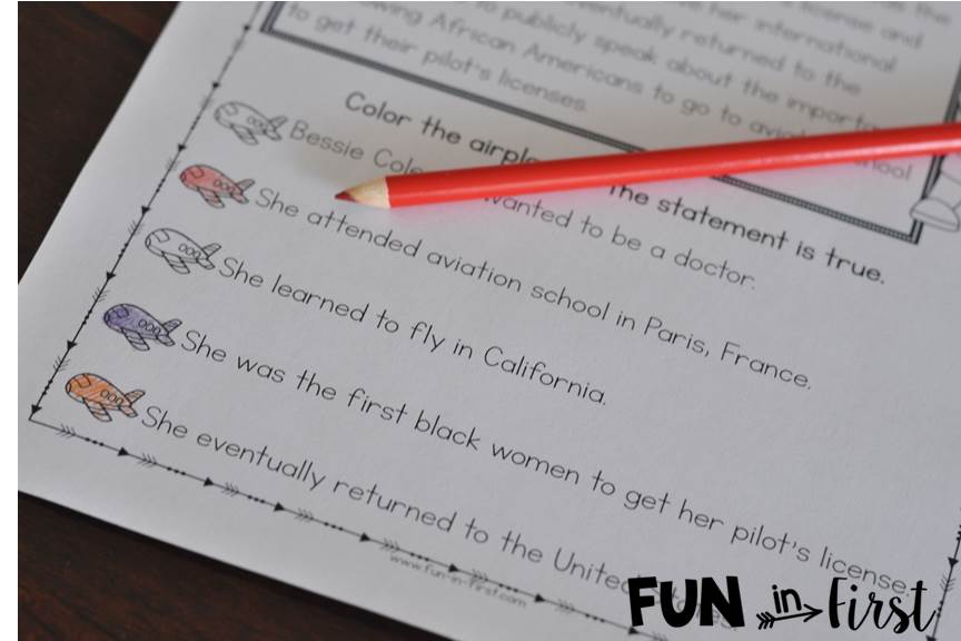 Black History Month - Fun in First